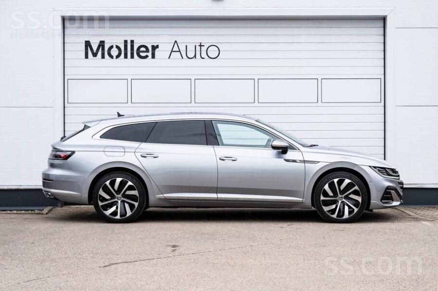 Pelēks Volkswagen Arteon 2022 Rīga, ar dzinēja tilpumu 1.40 L un nobraukumu 82 tūkst. km par 26950 €, foto 6 vietnē AUTOMOTO.COM.LV