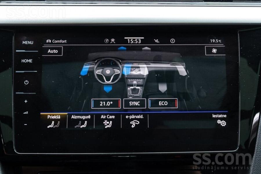 Pelēks Volkswagen Arteon 2022 Rīga, ar dzinēja tilpumu 1.40 L un nobraukumu 82 tūkst. km par 26950 €, foto 14 vietnē AUTOMOTO.COM.LV