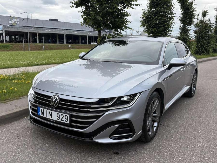 Pelēks Volkswagen Arteon 2022 Viļņa, ar dzinēja tilpumu 1.98 L un nobraukumu 61 tūkst. km par 28500 €, foto 4 vietnē AUTOMOTO.COM.LV
