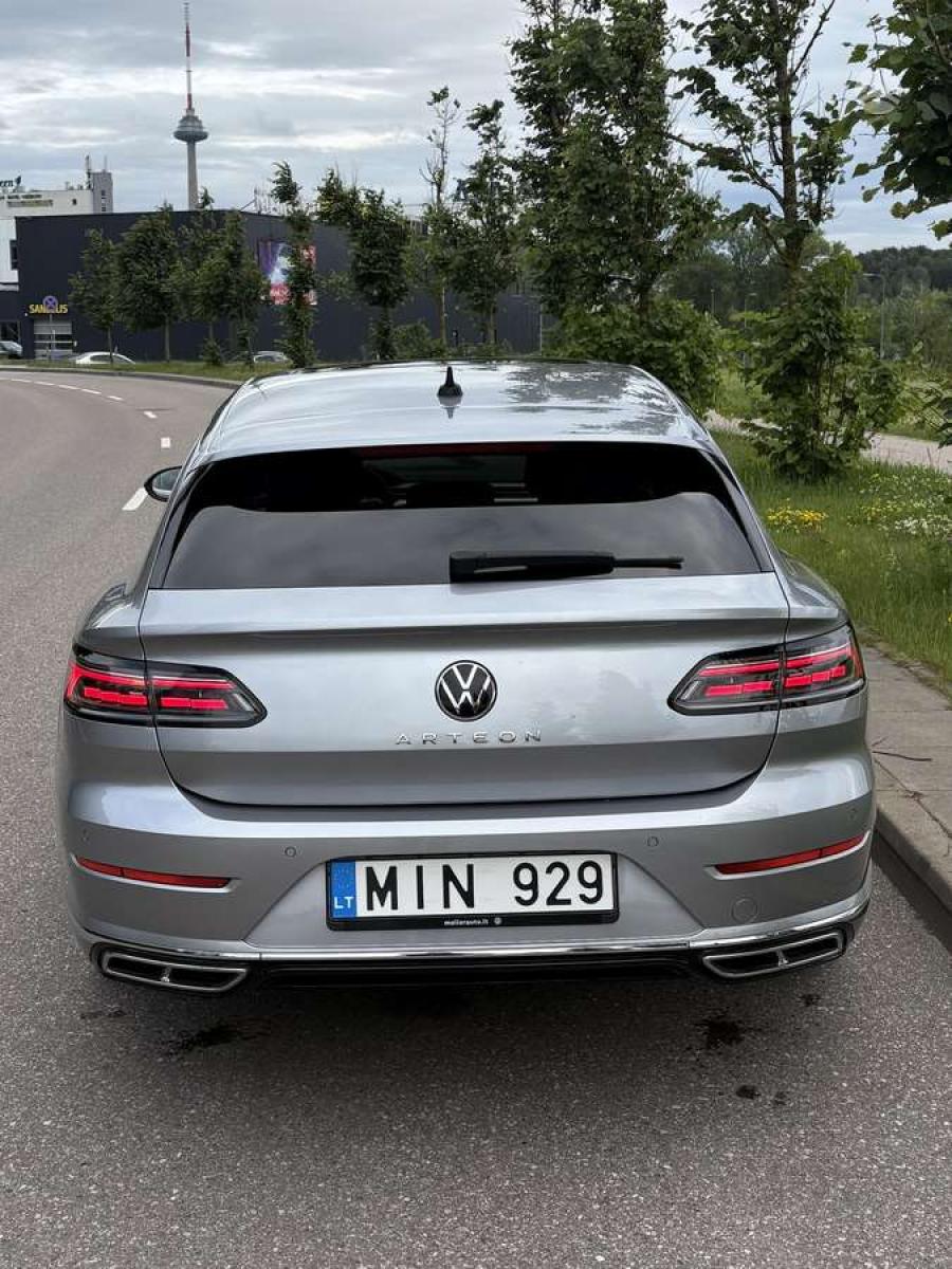 Pelēks Volkswagen Arteon 2022 Viļņa, ar dzinēja tilpumu 1.98 L un nobraukumu 61 tūkst. km par 28500 €, foto 6 vietnē AUTOMOTO.COM.LV
