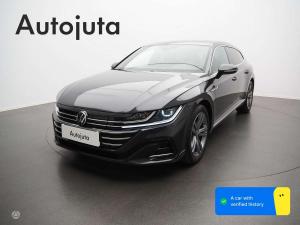 Grey Volkswagen Arteon 2022 in Vilnius, with an engine capacity of 1.40 L and mileage of 156 thousand km for 23200 €, photo  on AUTOMOTO.COM.LV