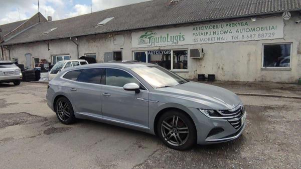 Grey Volkswagen Arteon 2022 in Klaipeda, with an engine capacity of 1.97 L and mileage of 183 thousand km for 23200 €, photo 4 on AUTOMOTO.COM.LV