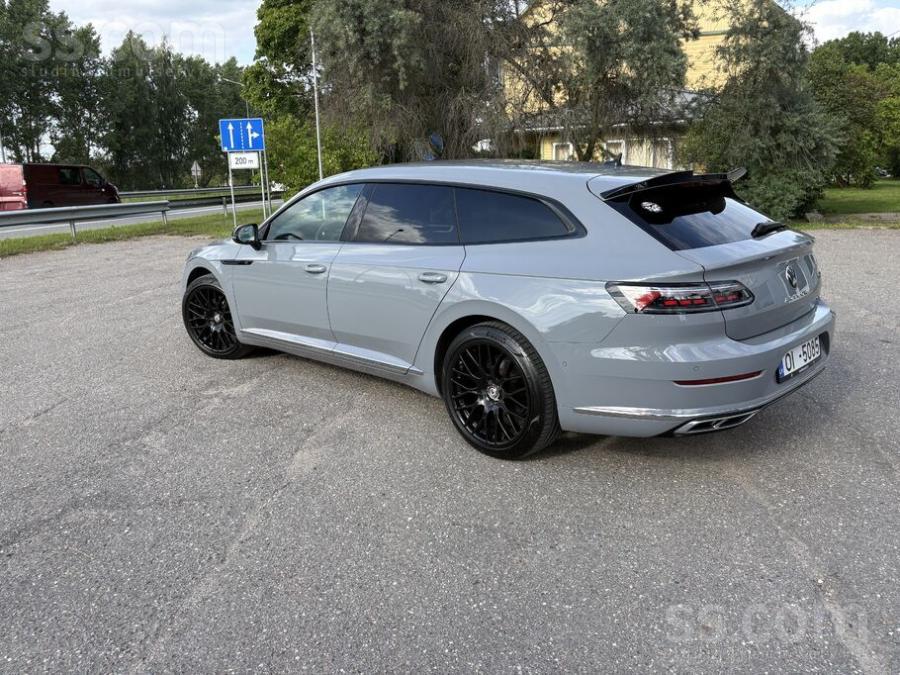 Grey Volkswagen Arteon 2022 in Riga, with an engine capacity of 1.40 L and mileage of 128 thousand km for 23500 €, photo 5 on AUTOMOTO.COM.LV