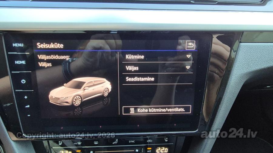 Pelēks Volkswagen Arteon 2022 Tallina, ar dzinēja tilpumu 2.00 L un nobraukumu 156 tūkst. km par 25500 €, foto 22 vietnē AUTOMOTO.COM.LV