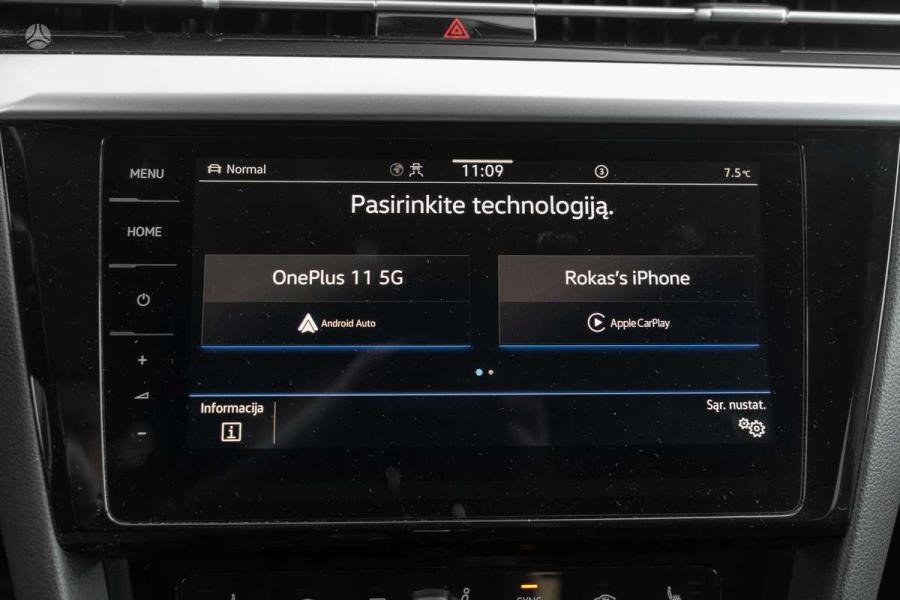 Pelēks Volkswagen Arteon 2022 Viļņa, ar dzinēja tilpumu 1.97 L un nobraukumu 185 tūkst. km par 21700 €, foto 27 vietnē AUTOMOTO.COM.LV