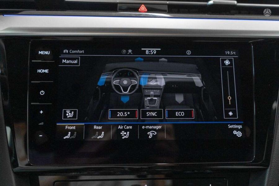 Grey Volkswagen Arteon 2022 in Vilnius, with an engine capacity of 1.40 L and mileage of 138 thousand km for 24000 €, photo 19 on AUTOMOTO.COM.LV