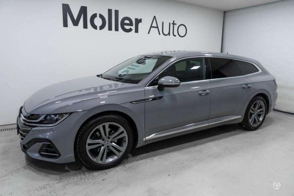 Grey Volkswagen Arteon 2023 in Vilnius, with an engine capacity of 2.00 L and mileage of 145 thousand km for 27400 €, photo 2 on AUTOMOTO.COM.LV