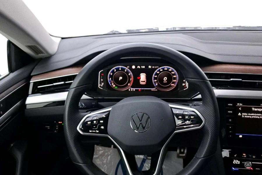 Grey Volkswagen Arteon 2023 in Klaipeda, with an engine capacity of 1.98 L and mileage of 46 thousand km for 28000 €, photo 11 on AUTOMOTO.COM.LV
