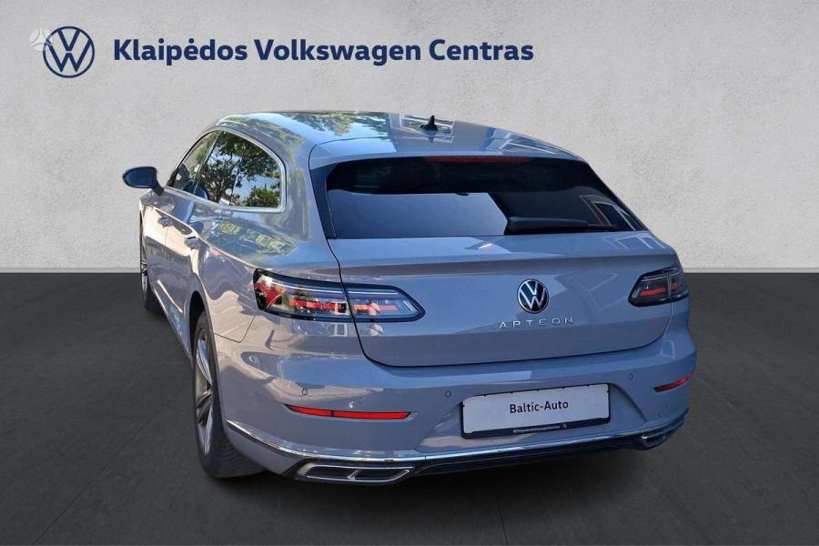 Grey Volkswagen Arteon 2023 in Klaipeda, with an engine capacity of 1.98 L and mileage of 53 thousand km for 28550 €, photo 5 on AUTOMOTO.COM.LV