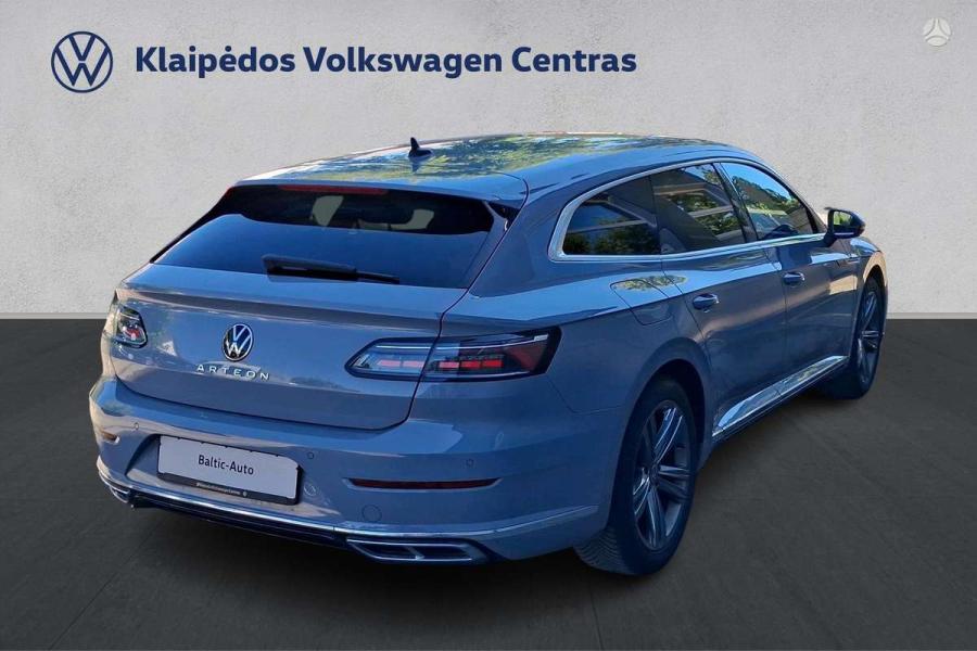 Grey Volkswagen Arteon 2023 in Klaipeda, with an engine capacity of 1.98 L and mileage of 53 thousand km for 28550 €, photo 7 on AUTOMOTO.COM.LV