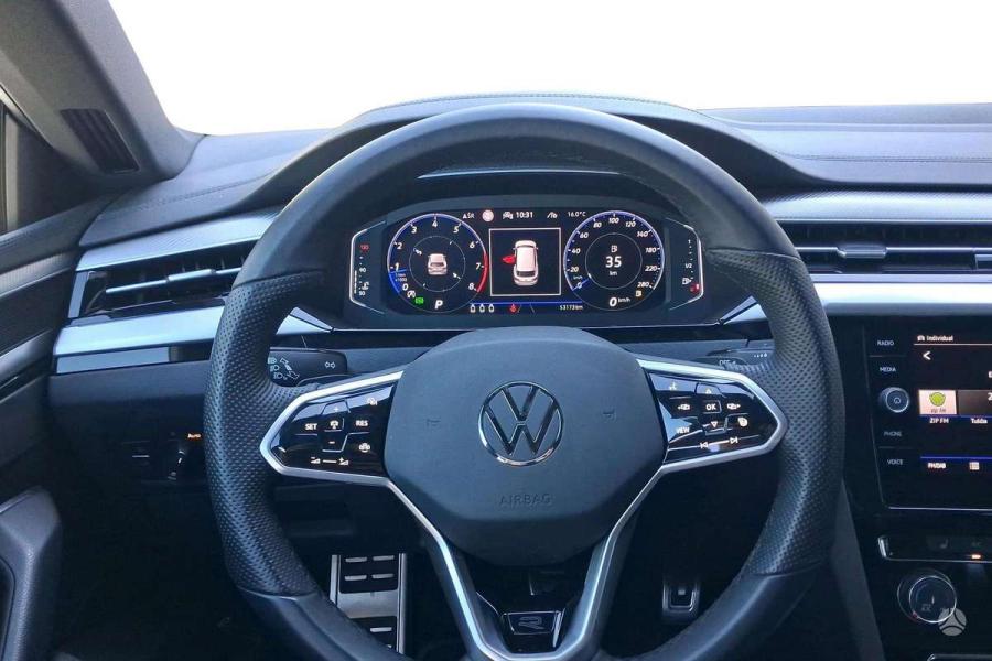 Grey Volkswagen Arteon 2023 in Klaipeda, with an engine capacity of 1.98 L and mileage of 53 thousand km for 28550 €, photo 12 on AUTOMOTO.COM.LV