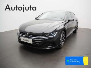 Grey Volkswagen Arteon 2023 in Vilnius, with an engine capacity of 1.97 L and mileage of 176 thousand km for 24800 €, photo  on AUTOMOTO.COM.LV