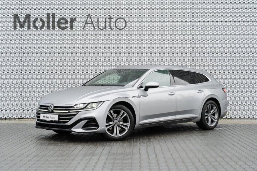 Pelēks Volkswagen Arteon 2023 Mārupe, ar dzinēja tilpumu 2.00 L un nobraukumu 84 tūkst. km par 28950 €, foto 1 vietnē AUTOMOTO.COM.LV