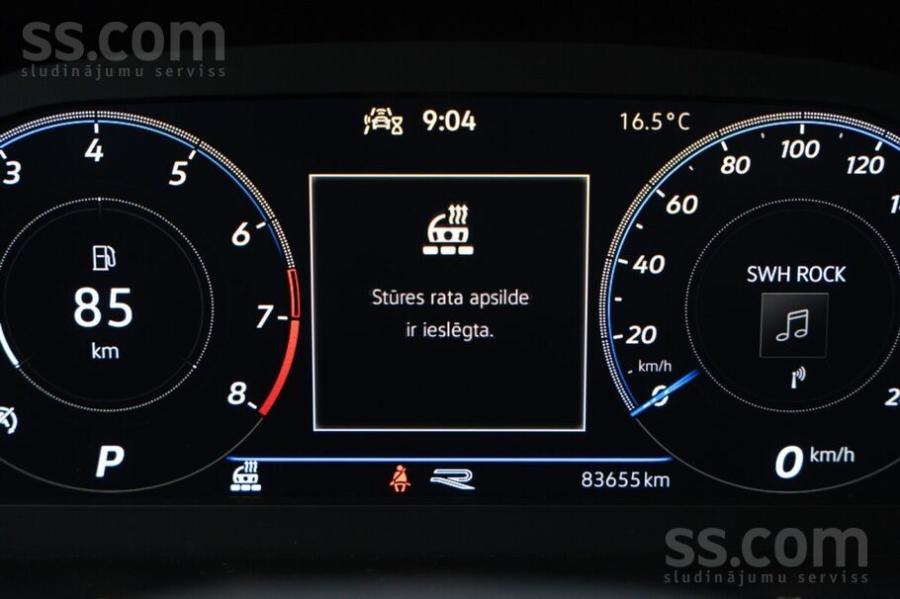 Pelēks Volkswagen Arteon 2023 Rīga, ar dzinēja tilpumu 2.00 L un nobraukumu 84 tūkst. km par 28950 €, foto 16 vietnē AUTOMOTO.COM.LV