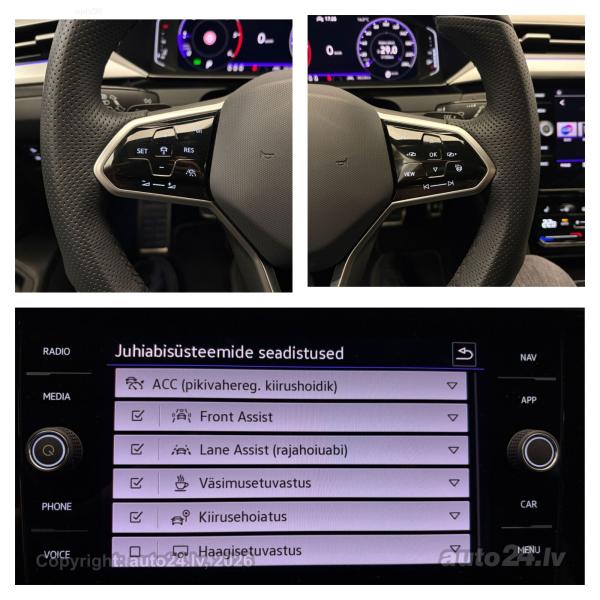 Pelēks Volkswagen Arteon 2024 Tallina, ar dzinēja tilpumu 2.00 L un nobraukumu 38 tūkst. km par 35900 €, foto 11 vietnē AUTOMOTO.COM.LV