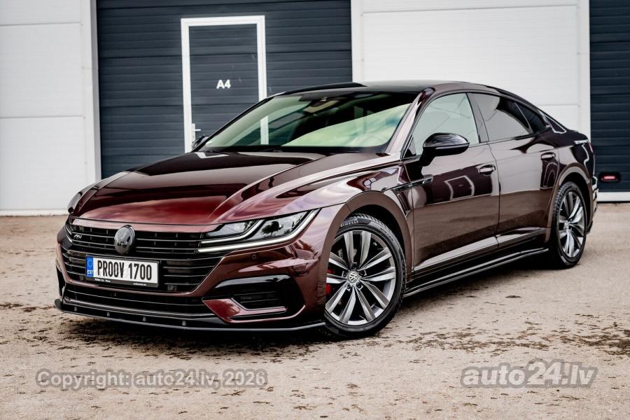 Sarkans Volkswagen Arteon 2018 Pērnava, ar dzinēja tilpumu 2.00 L un nobraukumu 88 tūkst. km par 23499 €, foto 1 vietnē AUTOMOTO.COM.LV