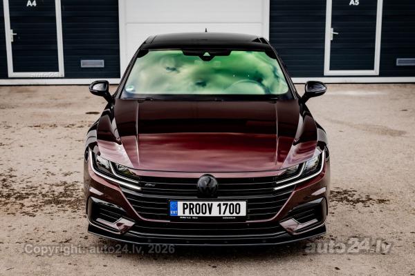 Red Volkswagen Arteon 2018 in Parnu, with an engine capacity of 2.00 L and mileage of 88 thousand km for 23499 €, photo 2 on AUTOMOTO.COM.LV