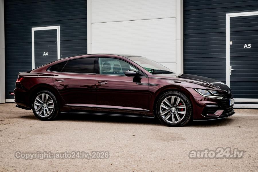 Sarkans Volkswagen Arteon 2018 Pērnava, ar dzinēja tilpumu 2.00 L un nobraukumu 88 tūkst. km par 23499 €, foto 4 vietnē AUTOMOTO.COM.LV