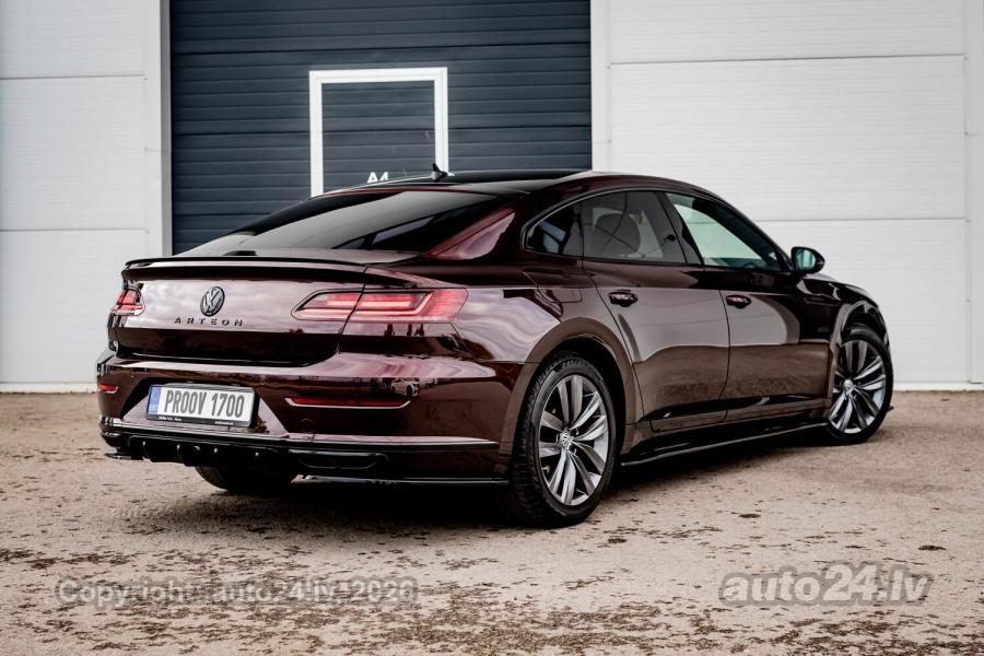 Sarkans Volkswagen Arteon 2018 Pērnava, ar dzinēja tilpumu 2.00 L un nobraukumu 88 tūkst. km par 23499 €, foto 6 vietnē AUTOMOTO.COM.LV