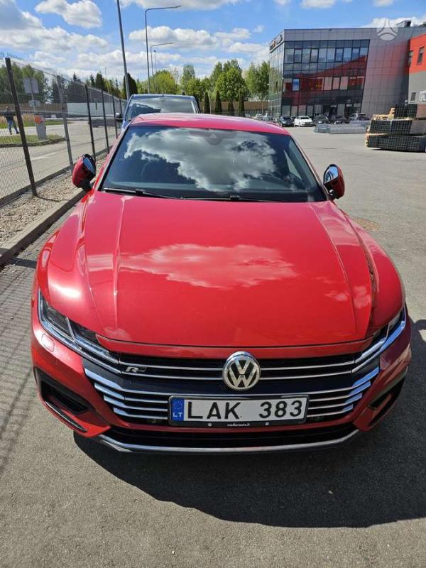 Red Volkswagen Arteon 2019 in Kaunas, with an engine capacity of 2.00 L and mileage of 180 thousand km for 17500 €, photo 1 on AUTOMOTO.COM.LV