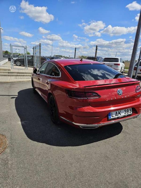 Red Volkswagen Arteon 2019 in Kaunas, with an engine capacity of 2.00 L and mileage of 180 thousand km for 17500 €, photo 3 on AUTOMOTO.COM.LV