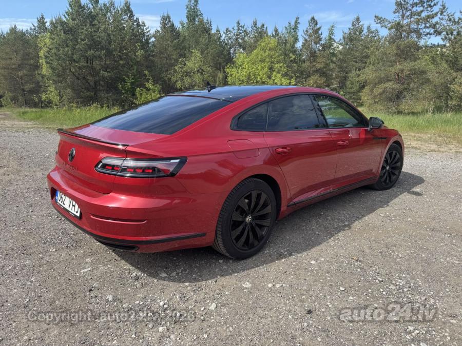 Red Volkswagen Arteon 2021 in Tallinn, with an engine capacity of 2.00 L and mileage of 102 thousand km for 22500 €, photo 7 on AUTOMOTO.COM.LV