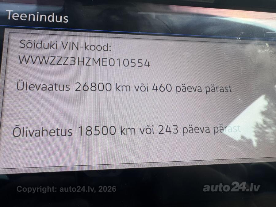 Red Volkswagen Arteon 2021 in Tallinn, with an engine capacity of 2.00 L and mileage of 102 thousand km for 22500 €, photo 12 on AUTOMOTO.COM.LV