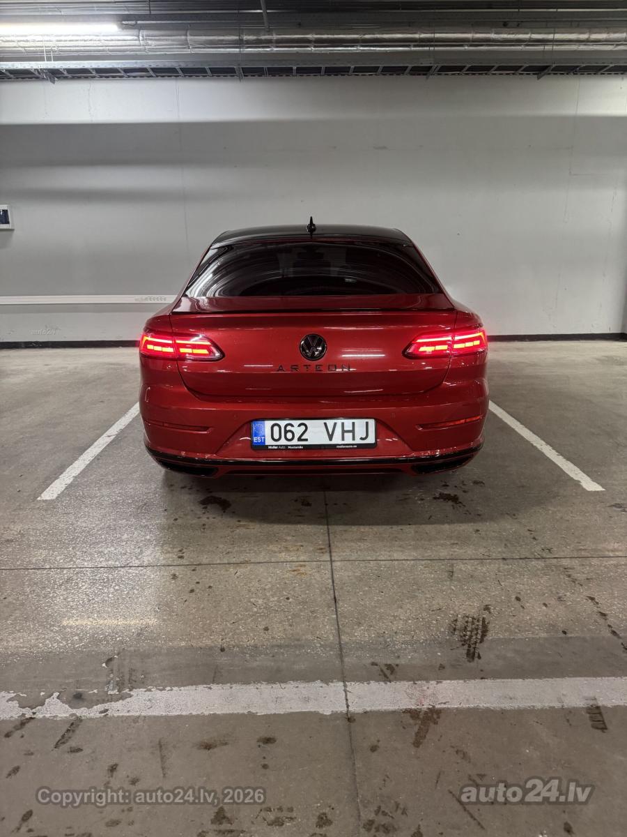Red Volkswagen Arteon 2021 in Tallinn, with an engine capacity of 2.00 L and mileage of 102 thousand km for 22500 €, photo 14 on AUTOMOTO.COM.LV