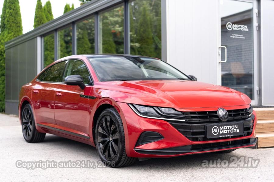 Sarkans Volkswagen Arteon 2021 Tallina, ar dzinēja tilpumu 2.00 L un nobraukumu 99 tūkst. km par 23490 €, foto 1 vietnē AUTOMOTO.COM.LV
