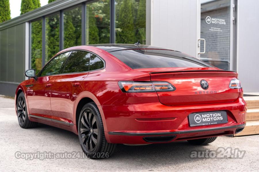 Sarkans Volkswagen Arteon 2021 Tallina, ar dzinēja tilpumu 2.00 L un nobraukumu 99 tūkst. km par 23490 €, foto 3 vietnē AUTOMOTO.COM.LV