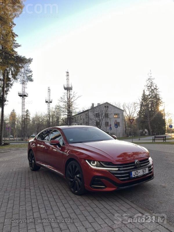 Sarkans Volkswagen Arteon 2022 Rīga, ar dzinēja tilpumu 2.00 L un nobraukumu 65 tūkst. km par 27900 €, foto 1 vietnē AUTOMOTO.COM.LV