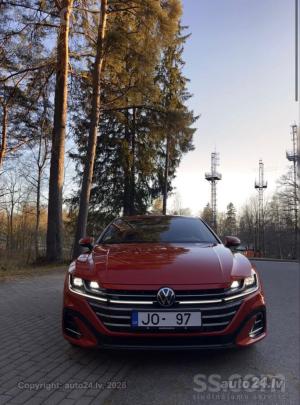 Sarkans Volkswagen Arteon 2022 Rīga, ar dzinēja tilpumu 2.00 L un nobraukumu 65 tūkst. km par 27900 €, foto 3 vietnē AUTOMOTO.COM.LV
