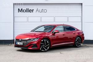 Red Volkswagen Arteon 2022 in Riga, with an engine capacity of 2.00 L and mileage of 115 thousand km for 27950 €, photo  on AUTOMOTO.COM.LV