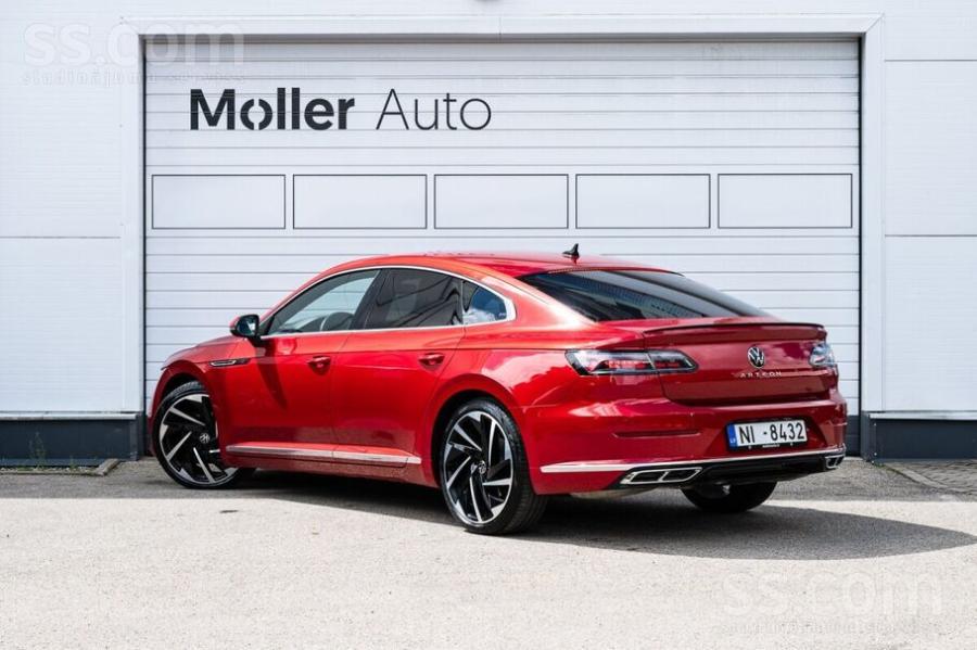 Sarkans Volkswagen Arteon 2022 Rīga, ar dzinēja tilpumu 2.00 L un nobraukumu 115 tūkst. km par 27950 €, foto 5 vietnē AUTOMOTO.COM.LV