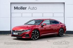 Red Volkswagen Arteon 2022 in Riga, with an engine capacity of 2.00 L and mileage of 115 thousand km for 28643 €, photo  on AUTOMOTO.COM.LV