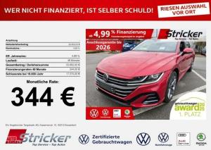 Red Volkswagen Arteon 2021 in Kaunas, with an engine capacity of 1.40 L and mileage of 50 thousand km for 31617 €, photo 2 on AUTOMOTO.COM.LV