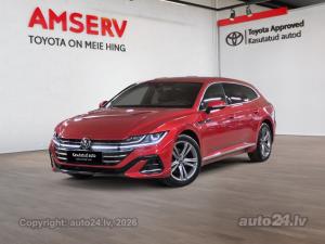 Sarkans Volkswagen Arteon 2022 Tallina, ar dzinēja tilpumu 2.00 L un nobraukumu 100 tūkst. km par 27990 €, foto  vietnē AUTOMOTO.COM.LV