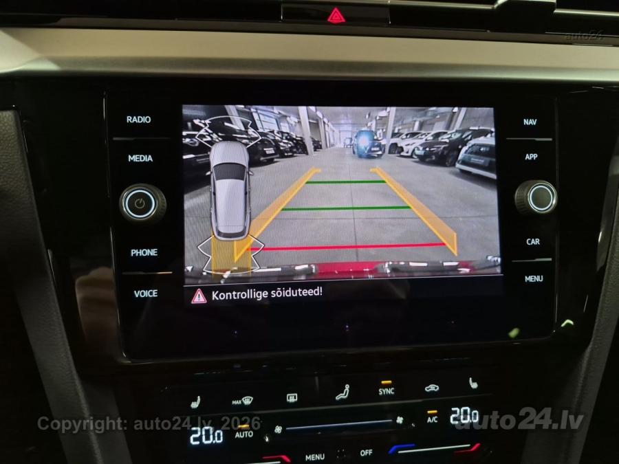 Sarkans Volkswagen Arteon 2022 Tallina, ar dzinēja tilpumu 2.00 L un nobraukumu 100 tūkst. km par 27990 €, foto 15 vietnē AUTOMOTO.COM.LV