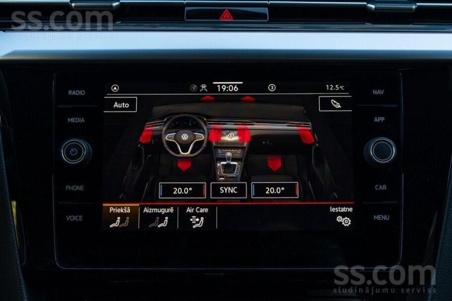 Sarkans Volkswagen Arteon 2024 Rīga, ar dzinēja tilpumu 2.00 L un nobraukumu 33 tūkst. km par 32250 €, foto 13 vietnē AUTOMOTO.COM.LV