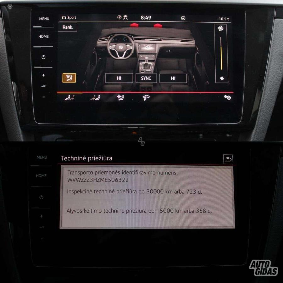 Volkswagen Arteon 2021 in Vilnius, with an engine capacity of 1.40 L and mileage of 89 thousand km for 22900 €, photo 13 on AUTOMOTO.COM.LV