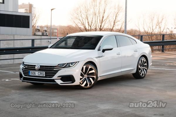 White Volkswagen Arteon 2018 in Tartu, with an engine capacity of 2.00 L and mileage of 174 thousand km for 20999 €, photo 1 on AUTOMOTO.COM.LV