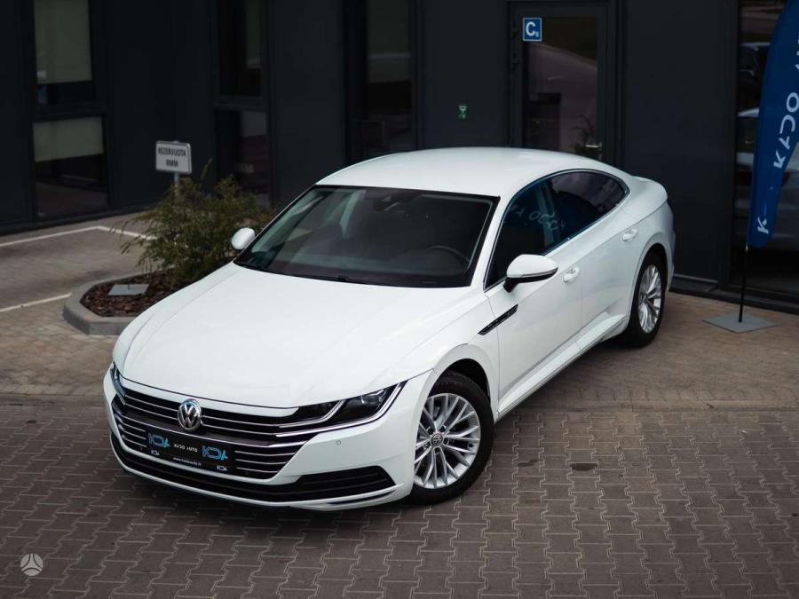 White Volkswagen Arteon 2018 in Kaunas, with an engine capacity of 1.50 L and mileage of 198 thousand km for 14950 €, photo 6 on AUTOMOTO.COM.LV