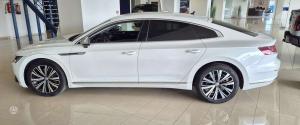 White Volkswagen Arteon 2018 in Siauliai, with an engine capacity of 1.97 L and mileage of 145 thousand km for 16900 €, photo 6 on AUTOMOTO.COM.LV