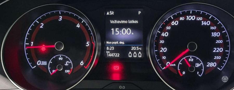 White Volkswagen Arteon 2018 in Siauliai, with an engine capacity of 1.97 L and mileage of 145 thousand km for 16900 €, photo 14 on AUTOMOTO.COM.LV