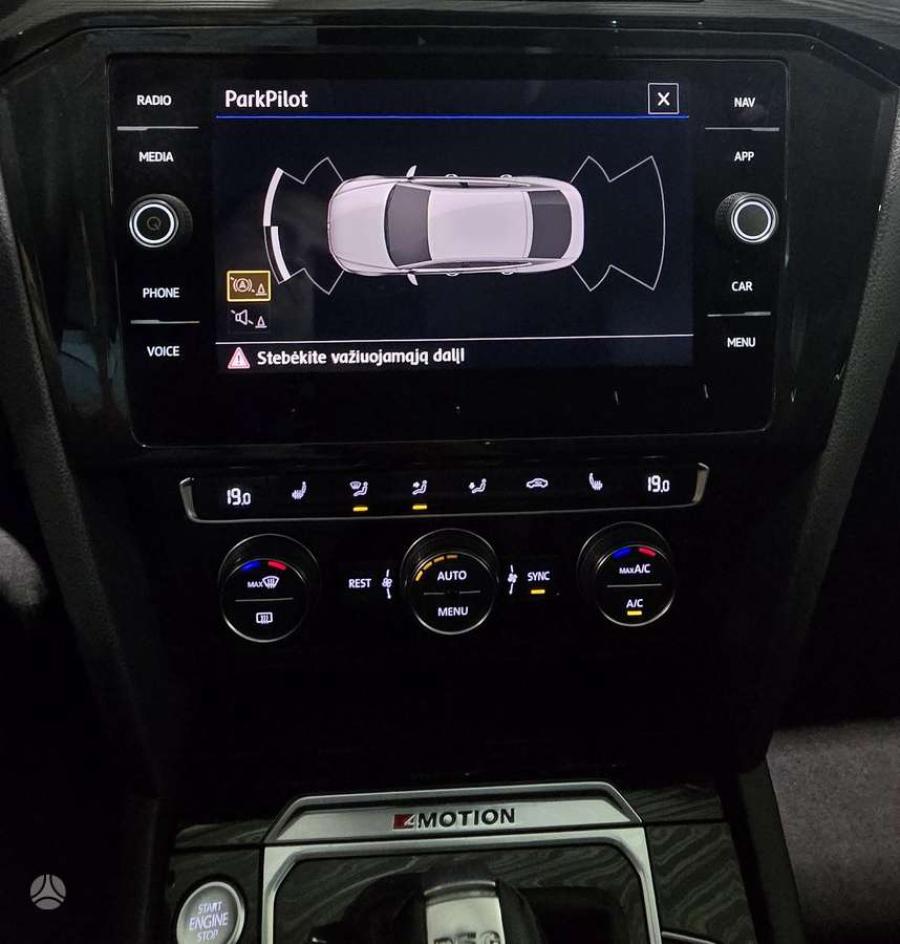 White Volkswagen Arteon 2018 in Siauliai, with an engine capacity of 1.97 L and mileage of 145 thousand km for 16900 €, photo 20 on AUTOMOTO.COM.LV