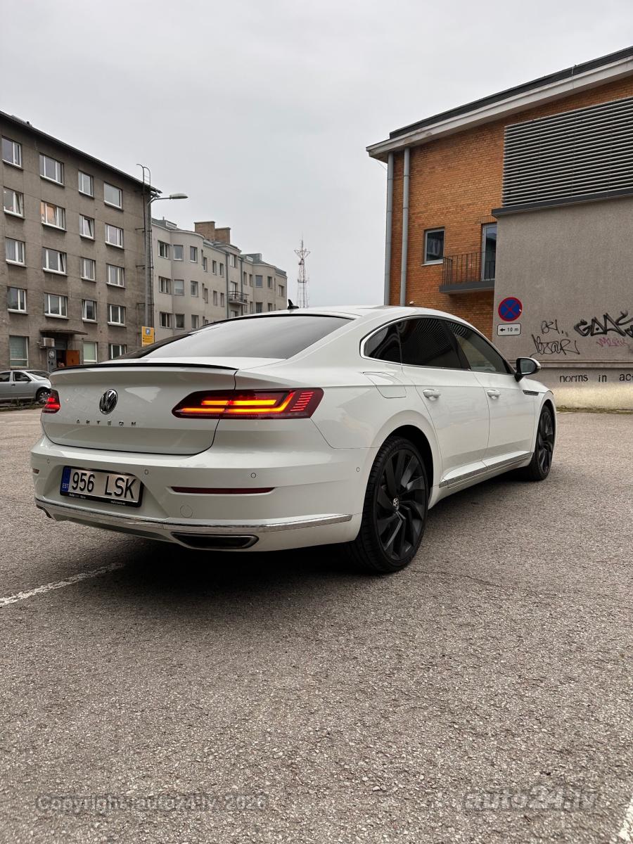Balts Volkswagen Arteon 2018 Tallina, ar dzinēja tilpumu 2.00 L un nobraukumu 98 tūkst. km par 22400 €, foto 5 vietnē AUTOMOTO.COM.LV