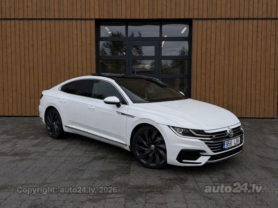 White Volkswagen Arteon 2018 in Tartu, with an engine capacity of 2.00 L and mileage of 98 thousand km for 21900 €, photo 3 on AUTOMOTO.COM.LV
