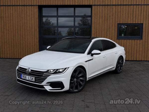 White Volkswagen Arteon 2018 in Tartu, with an engine capacity of 2.00 L and mileage of 98 thousand km for 21900 €, photo 4 on AUTOMOTO.COM.LV