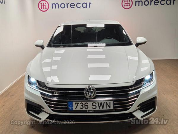 White Volkswagen Arteon 2019 in Tallinn, with an engine capacity of 2.00 L and mileage of 58 thousand km for 20900 €, photo 2 on AUTOMOTO.COM.LV