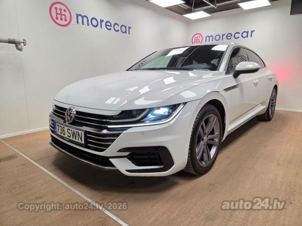 White Volkswagen Arteon 2019 in Tallinn, with an engine capacity of 2.00 L and mileage of 58 thousand km for 20900 €, photo 3 on AUTOMOTO.COM.LV